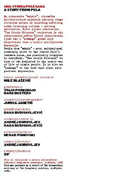 ‎A Pula Story (1998) directed by Andrej Korovljev • Film + cast ...