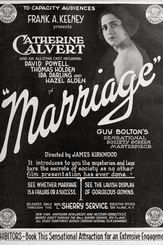 ‎Marriage (1918) directed by James Kirkwood • Film + cast • Letterboxd