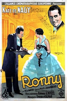 ‎Ronny (1931) directed by Reinhold Schünzel, Roger Le Bon • Film + cast ...