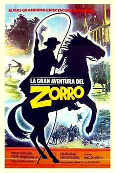 ‎The Great Adventure of Zorro (1976) directed by Raúl de Anda Jr ...