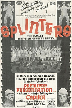 ‎Splinters (1929) directed by Jack Raymond • Reviews, film + cast • Letterboxd