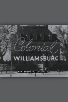 ‎Colonial Williamsburg (1936) directed by André de la Varre • Film ...