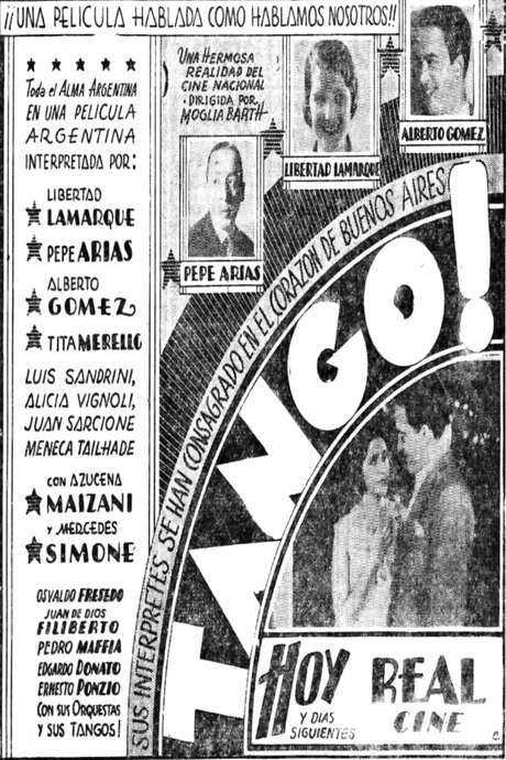 Tango! (1933) directed by Luis Moglia Barth • Reviews, film + cast • Letterboxd