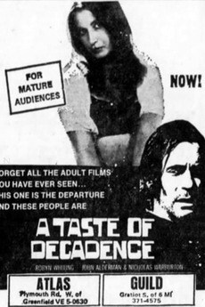 ‎A Taste of Decadence (1975) directed by Gerd Rein • Film + cast ...