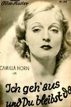 ‎I Go Out and You Stay Here (1931) directed by Hans Behrendt • Film ...