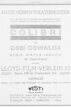 ‎Colibri (1924) directed by Victor Janson • Film + cast • Letterboxd