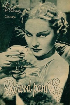 ‎Rozvod paní Evy (1937) directed by Jan Sviták • Film + cast • Letterboxd