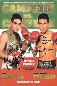 ‎Marco Antonio Barrera vs. Erik Morales I (2000) • Film + cast • Letterboxd