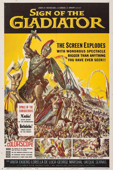 ‎Sign of the Gladiator (1959) directed by Guido Brignone • Reviews ...