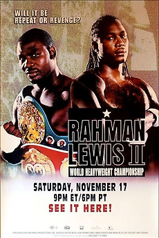 ‎Hasim Rahman vs. Lennox Lewis II (2001) • Film + cast • Letterboxd