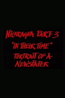 ‎Nicaragua Part 3: In Their Time (1985) directed by Marc Karlin • Film ...