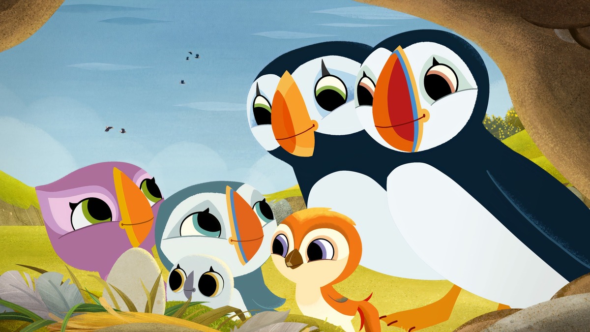 ‎Puffin Rock and the New Friends (2023) directed by Jeremy Purcell ...