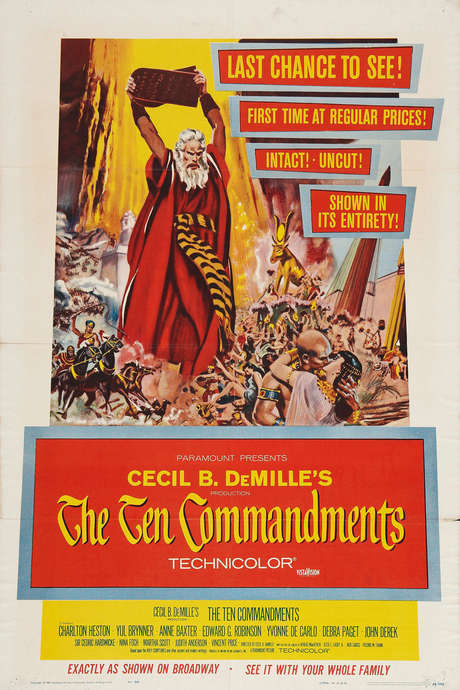 ‎The Ten Commandments (1956) directed by Cecil B. DeMille • Reviews ...