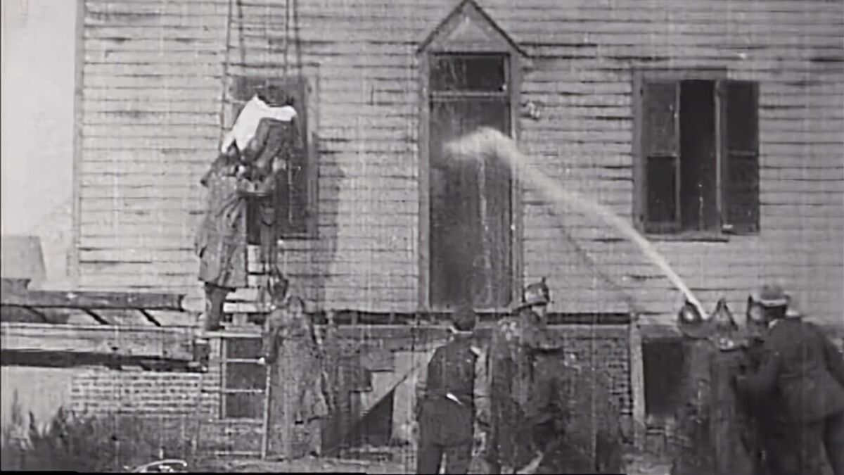 ‎Life of an American Fireman (1903) directed by Edwin S. Porter, James ...