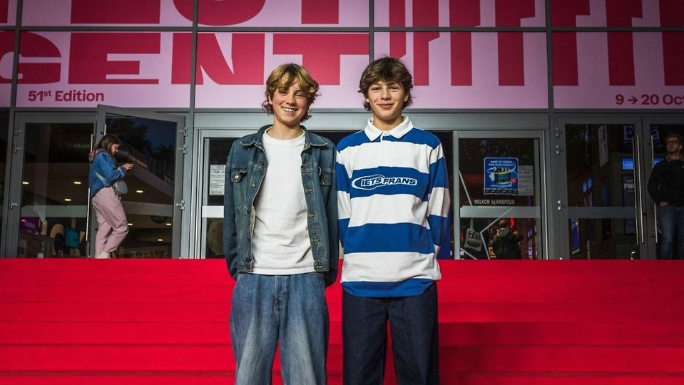 ‎Lou Gossens and Marius De Saeger representing Young Hearts at Film ...