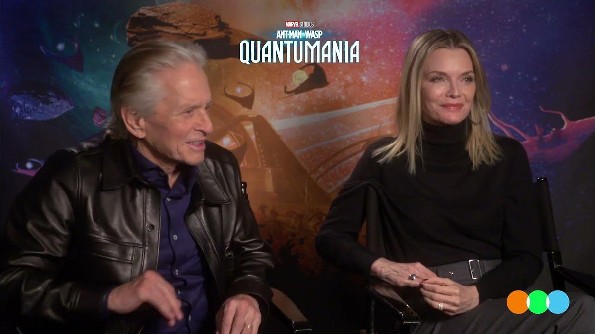 ‎Michael Douglas reflects on the iconic ‘Ant-Man’ knee-slapping video ...