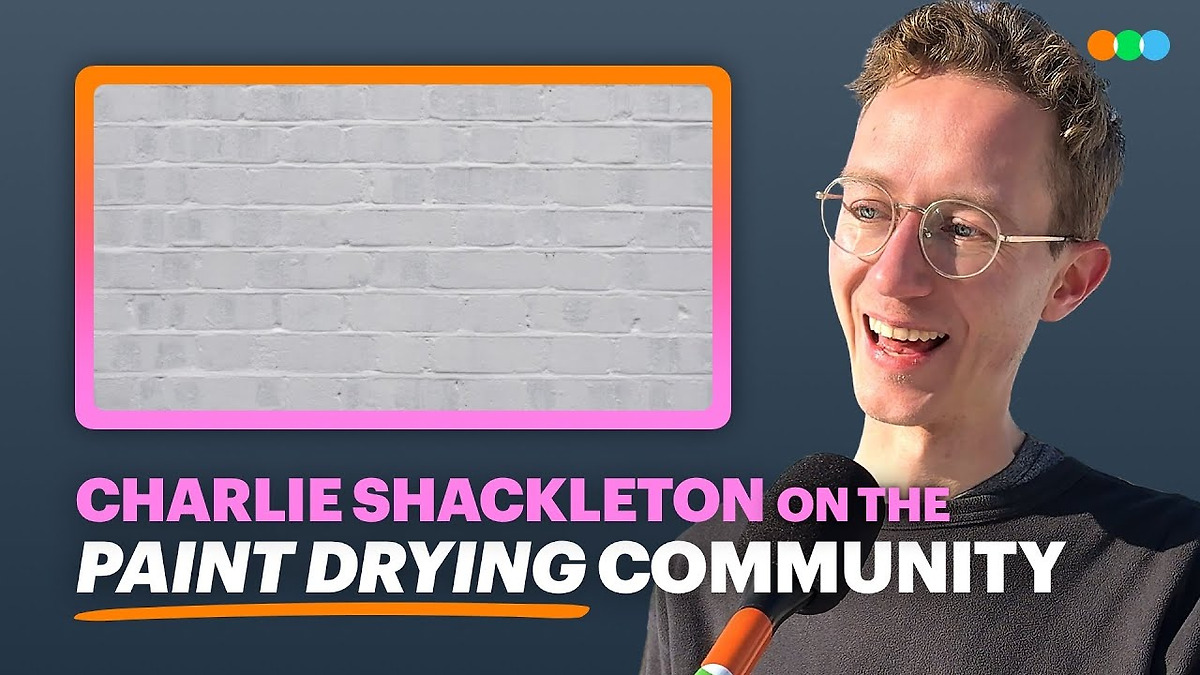 ‎Paint Drying filmmaker Charlie Shackleton shares his message to the ...