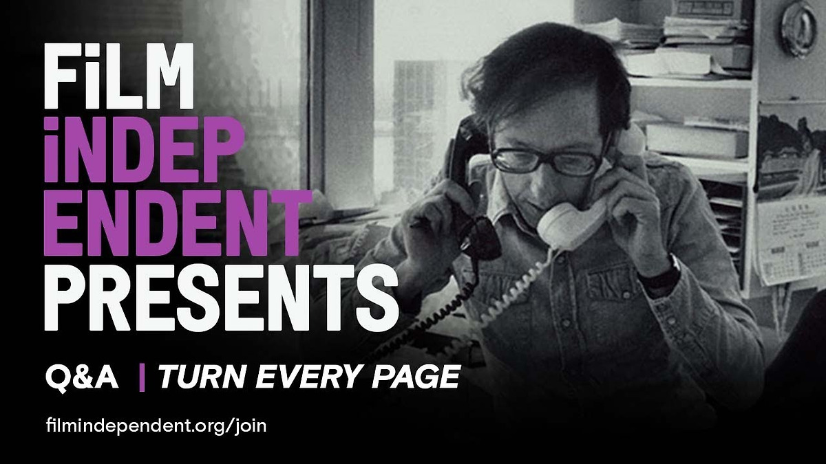 ‎TURN EVERY PAGE documentary | Lizzie Gottlieb - Q&A, a story by Film ...