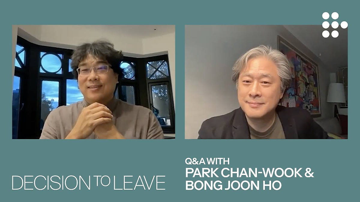‎DECISION TO LEAVE | Park Chan-wook and Bong Joon Ho Q&A | MUBI, a ...
