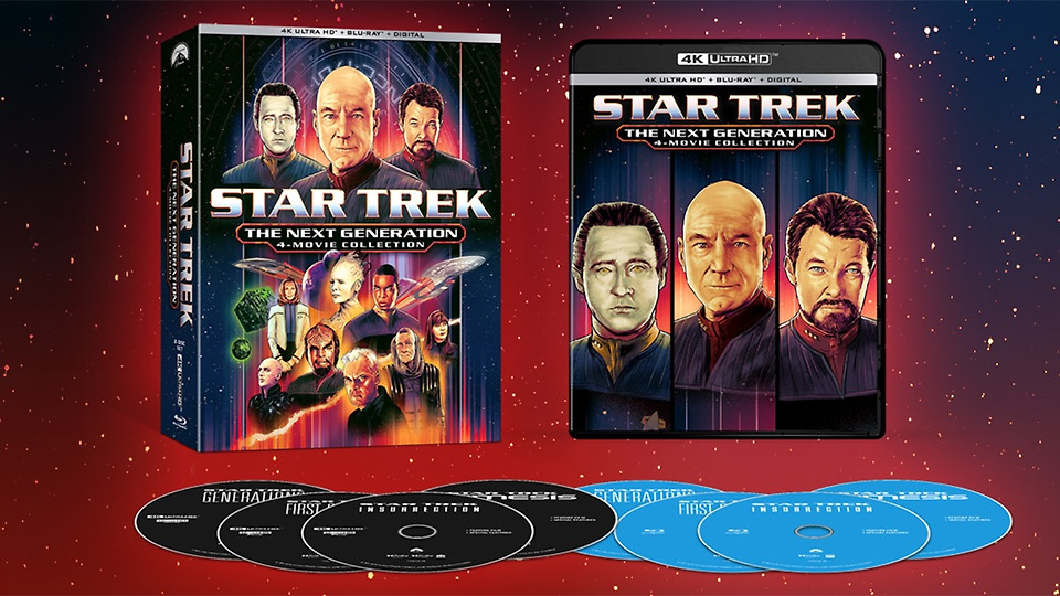 ‎All Four 'Star Trek: The Next Generation' Films Arriving on 4K Ultra ...