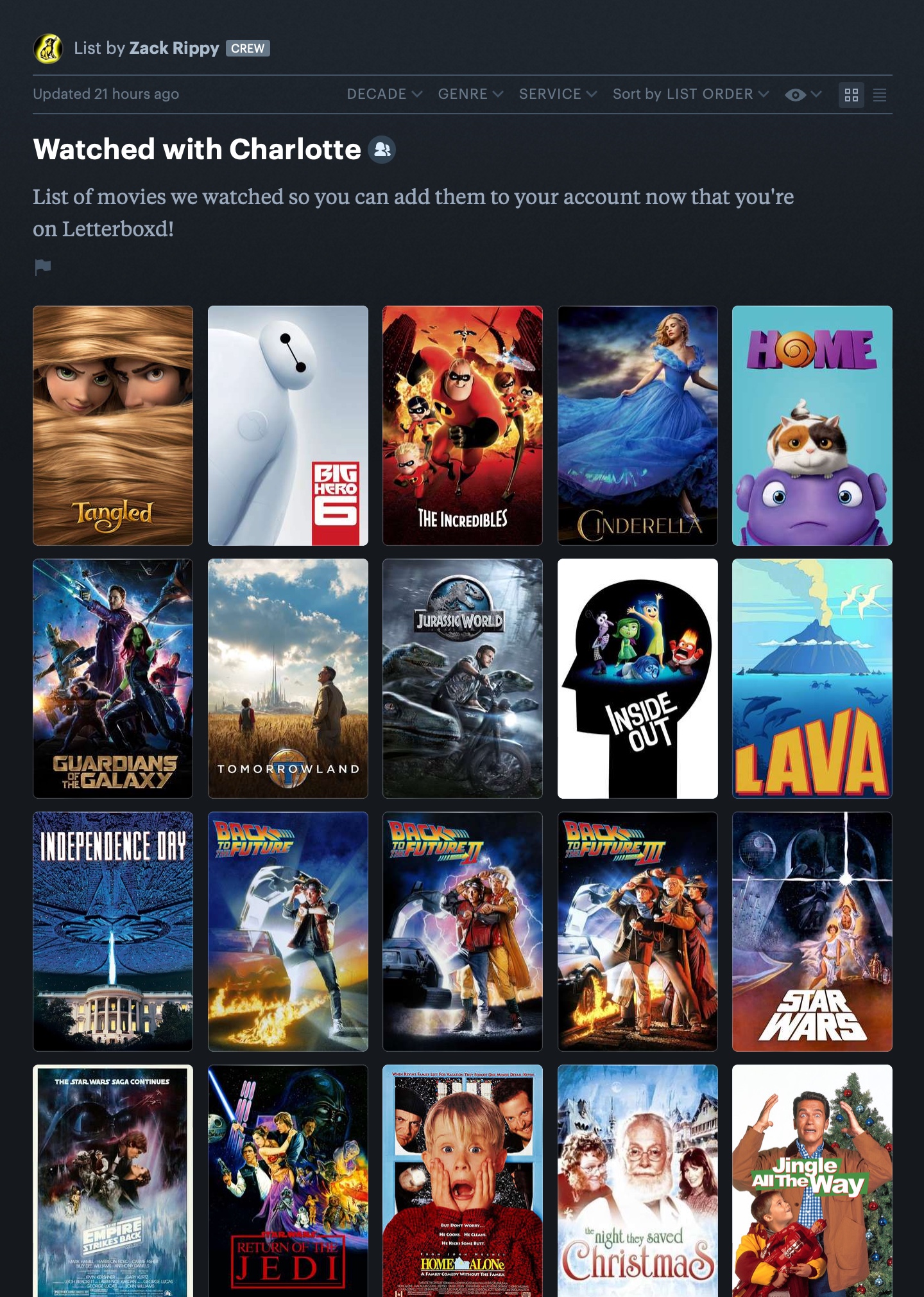 ‎Between Us: private list sharing comes to Letterboxd • Journal • A ...